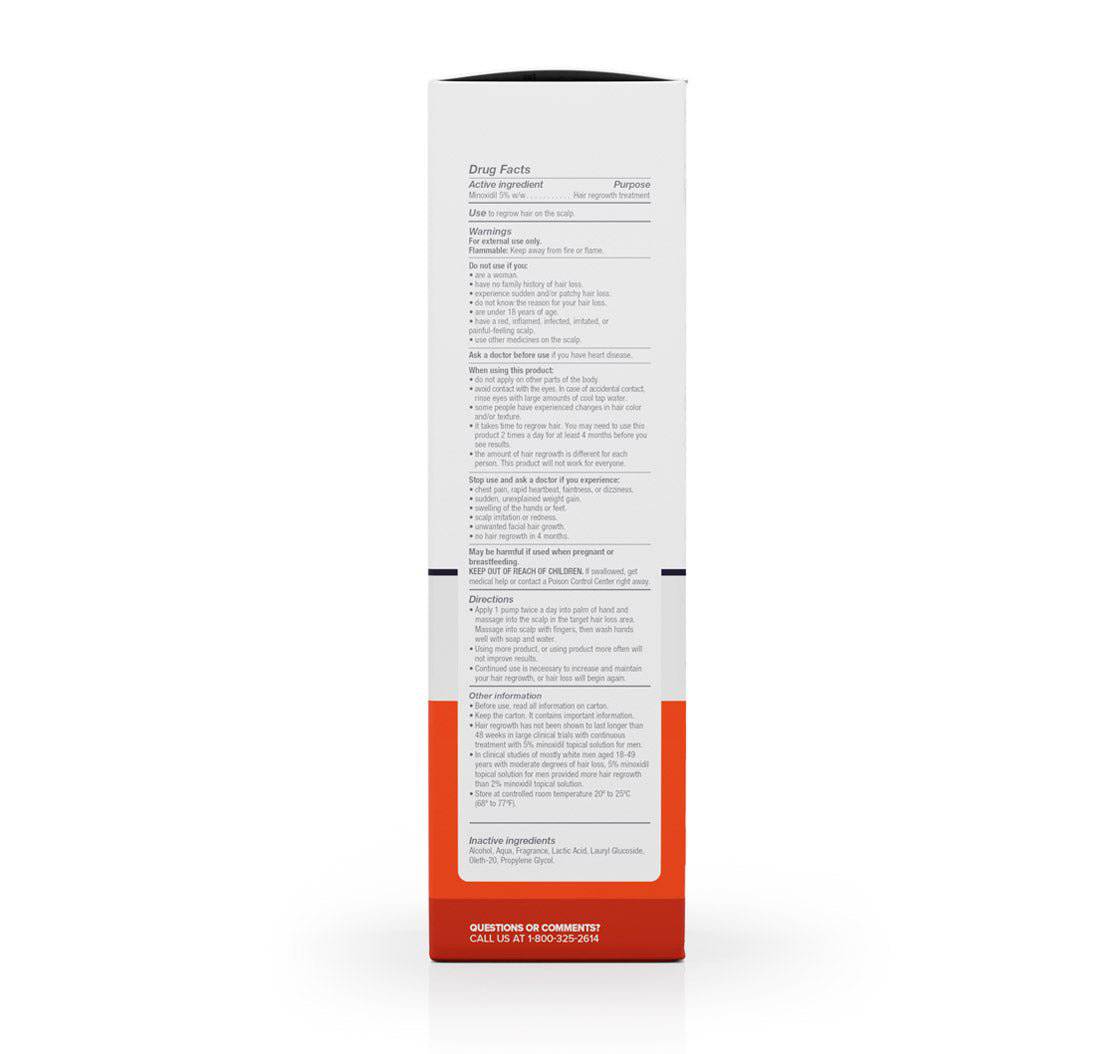 FOLIGAIN Minoxidil 5% Hair Regrowth Foam For Men 3 Month Supply ...