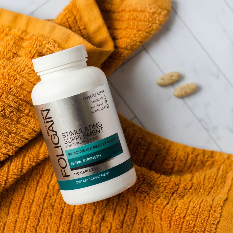 FOLIGAIN Stimulating Supplement For Thinning Hair 60 Caplets | FOLIGAIN ...