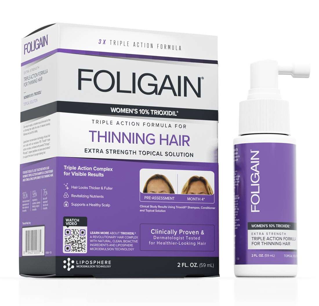 FOLIGAIN Triple Action Complete Formula For Thinning Hair For Women ...